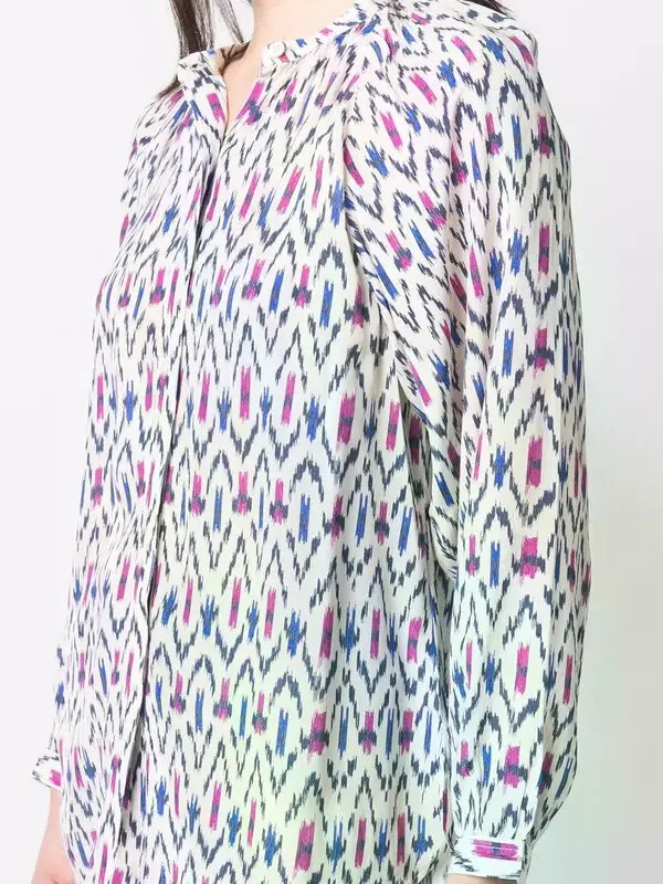 MARANT ETOILE Geometric Print Blouse