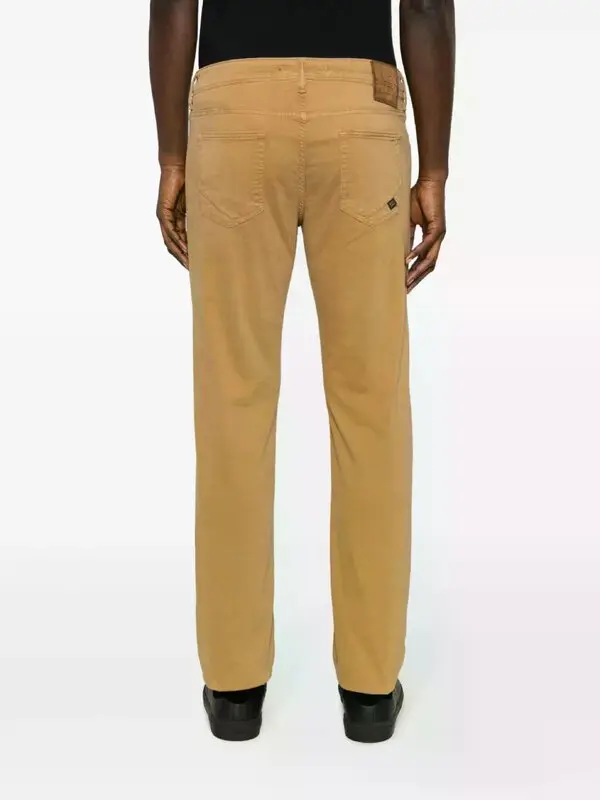 Incotex Camel Stretch-cotton Slim-fit Trousers - Brown