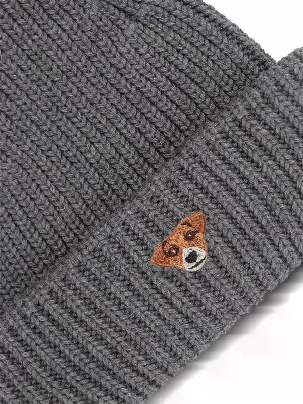 PELO FOUNDATION Jack Russell Patch Beanie - Grey