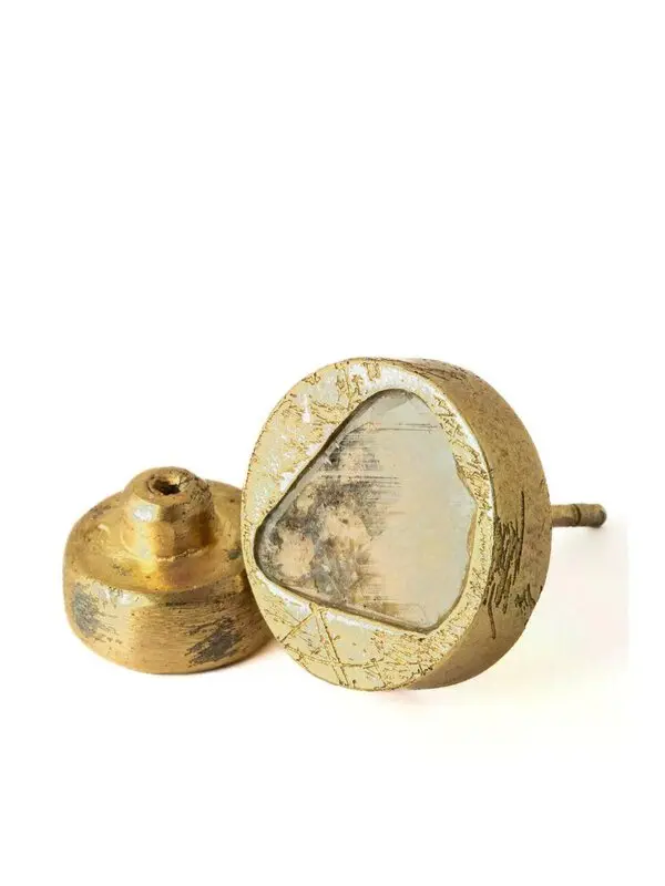 PARTS OF FOUR Diamond-encrusted Stud Earring - Gold