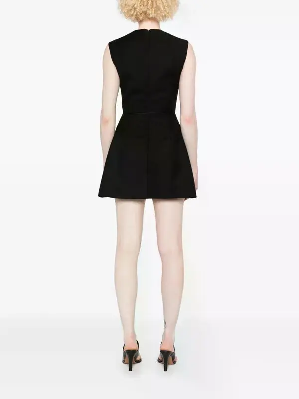 IOANA CIOLACU Twill Flared Mini Dress