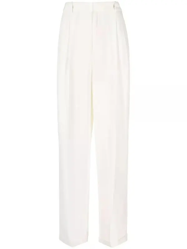 Polo Ralph Lauren Tailored Wide-leg Trousers - White