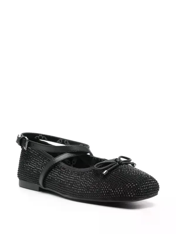 Michael Kors Rhinestone Embellished Ballerina Shoes