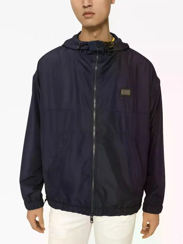 Dolce & Gabbana Logo-plaque Zip-fastening Jacket