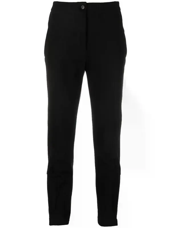 Aspesi Slim-fit High-waisted Cropped Trousers