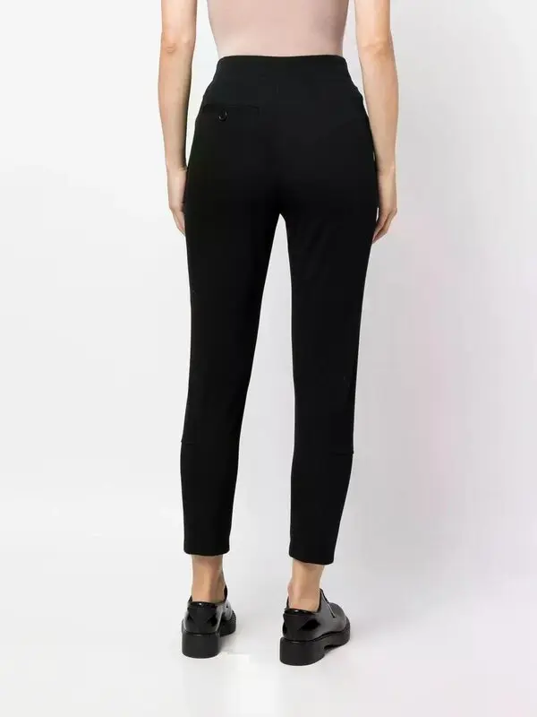 Aspesi Slim-fit High-waisted Cropped Trousers