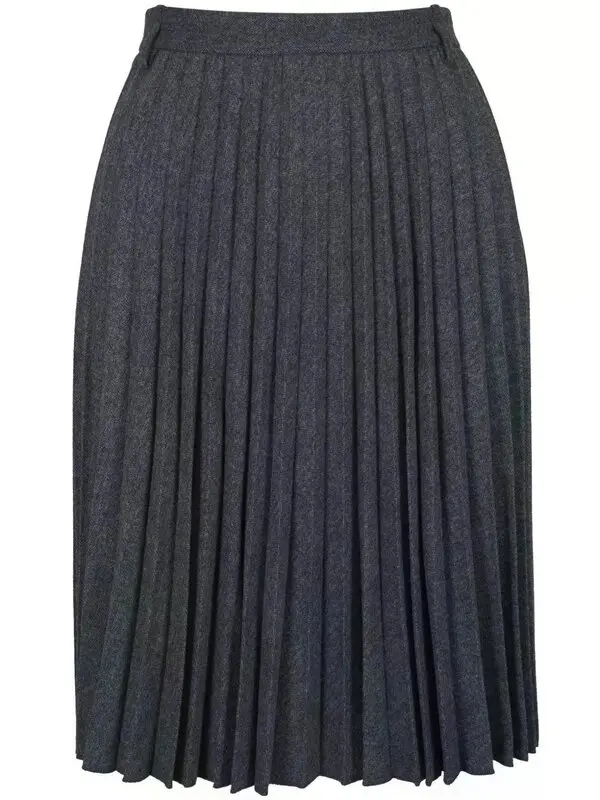 Vince Pleated Midi Skirt