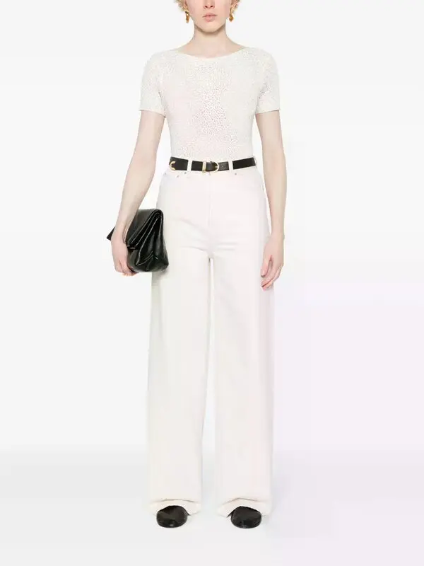 TOTEME Wide-leg Cotton Denim Jeans