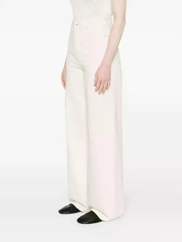 TOTEME Wide-leg Cotton Denim Jeans