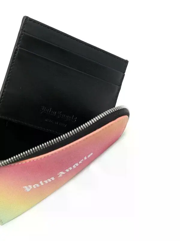 Palm Angels Rainbow Logo-print Cardholder