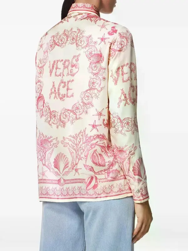 Versace Underwater Barocco Print Shirt