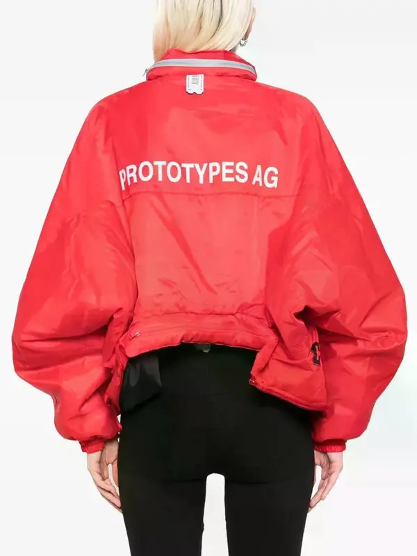 PROTOTYPES Embroidered Logo Zip Jacket