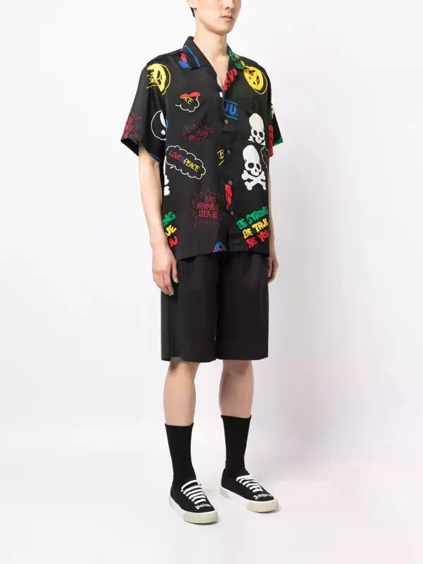 MASTERMIND WORLD Logo-print Short-sleeve Shirt