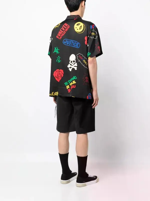 MASTERMIND WORLD Logo-print Short-sleeve Shirt