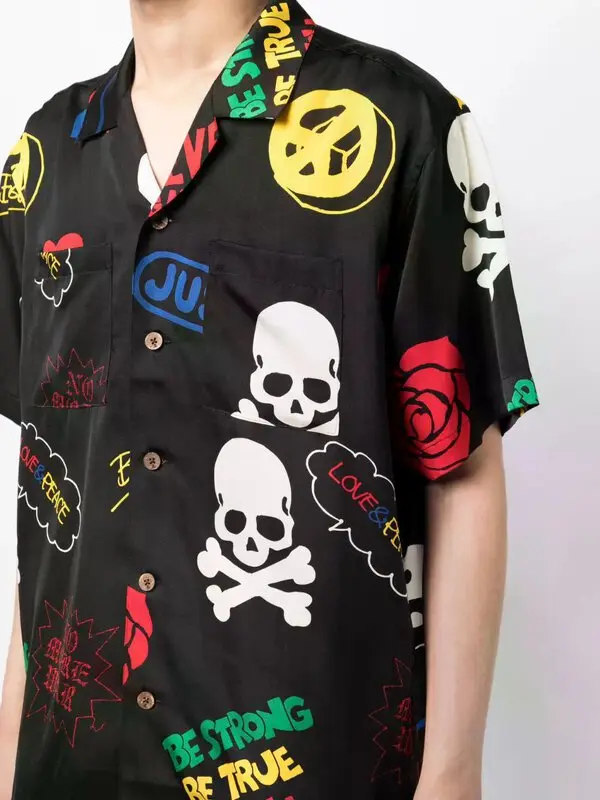 MASTERMIND WORLD Logo-print Short-sleeve Shirt