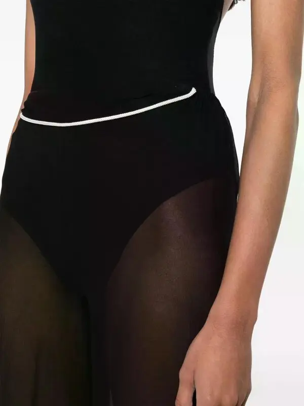 BODE Juana Sheer Silk Trousers