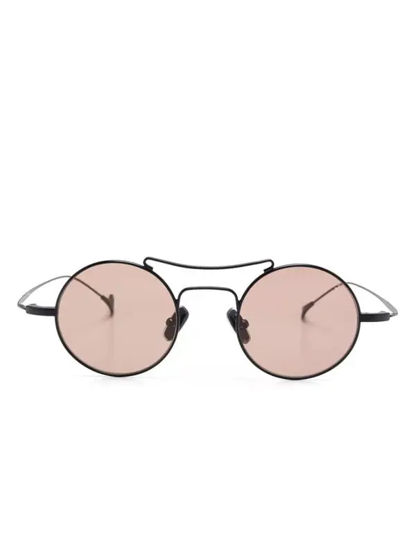 EYEPETIZER Vespucci Round Frame Sunglasses - Black