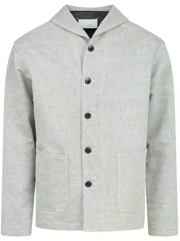 MAISON MARGIELA Cotton Shawl Collar Jacket
