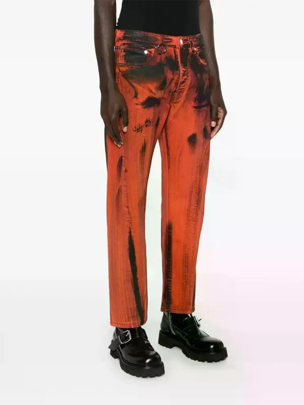 Études Studio Black Straight-leg Jeans