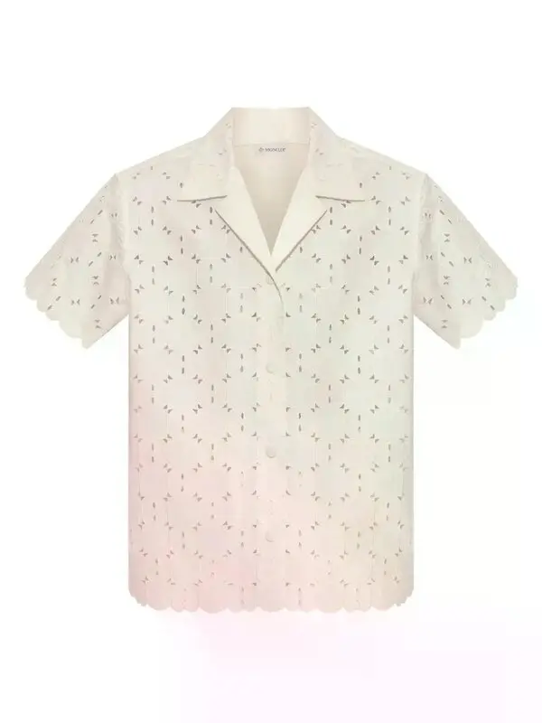 Moncler Broderie Anglaise Shirt - White