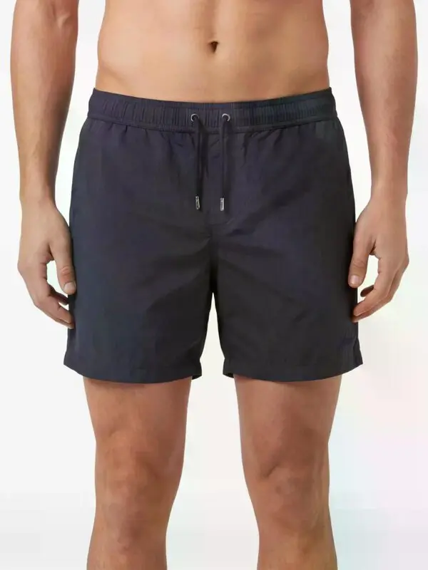 Herno Creased Swim Shorts - Blue