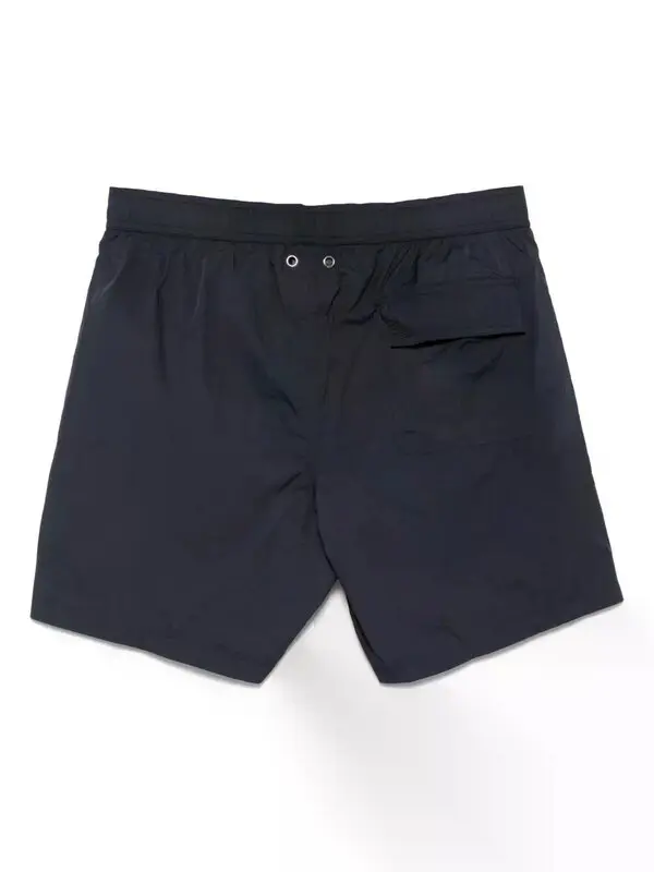 Herno Creased Swim Shorts - Blue