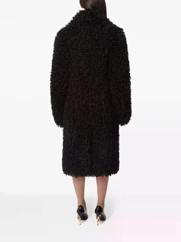 Nina Ricci Faux Fur Oversized Coat