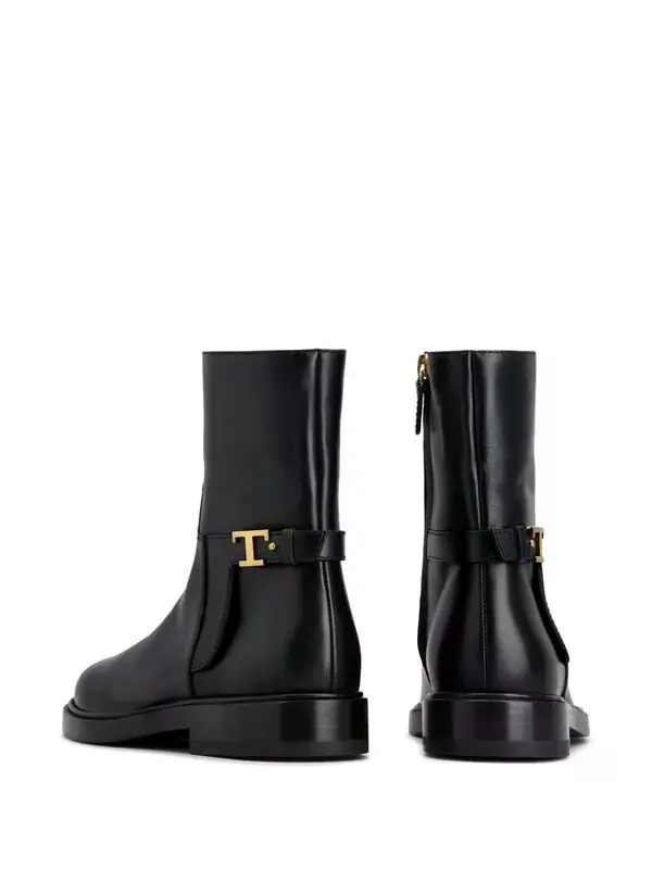 TOD'S Timeless Leather Ankle Boots