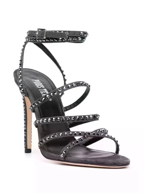Paris Texas Holly Maeva 115mm Sandals - Grey