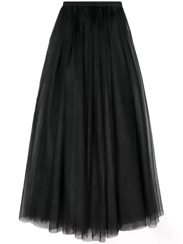 Alchemy Fashions X Lia Aram Tulle Maxi Skirt - Black