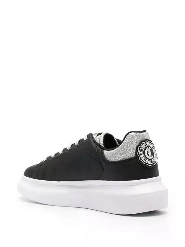 Just Cavalli Glitter Lace-up Sneakers