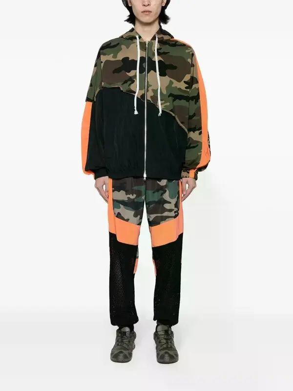 GOD'S MASTERFUL CHILDREN Panelled Hooded Jacket - Black