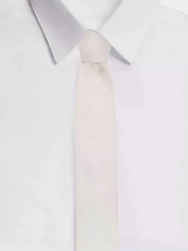Dolce & Gabbana Silk Embroidered Logo Neck Tie