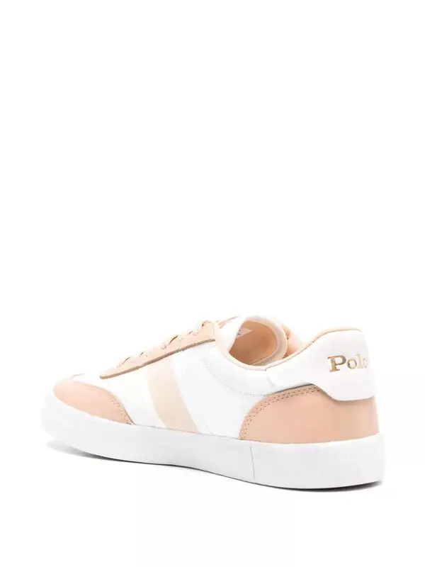 Polo Ralph Lauren Court Logo-debossed Panelled Sneakers