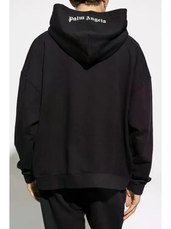 Palm Angels Logo-embroidered Hoodie