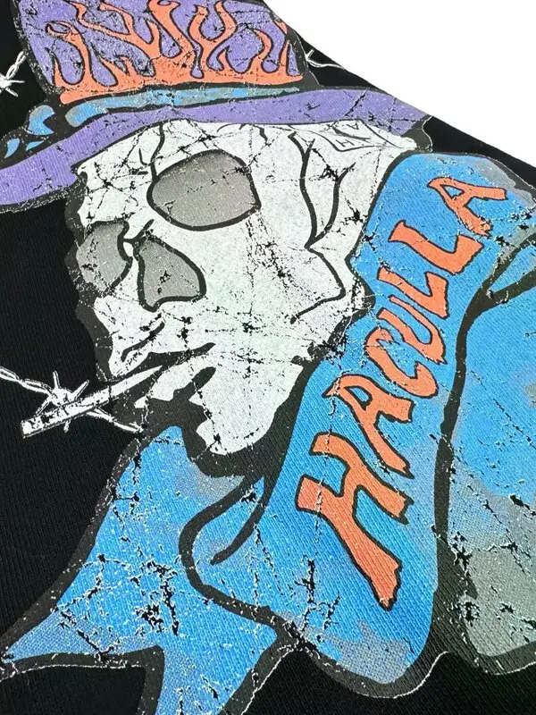 HACULLA. Crown Royale Graphic-print Hoodie - Black