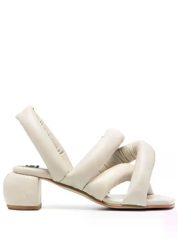 Henrik Vibskov Crossover Strap Sandals - Neutrals