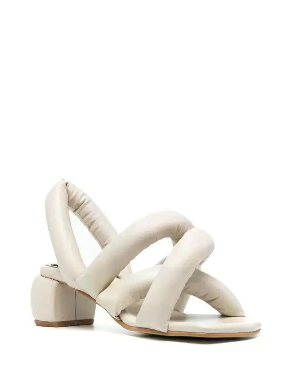Henrik Vibskov Crossover Strap Sandals - Neutrals