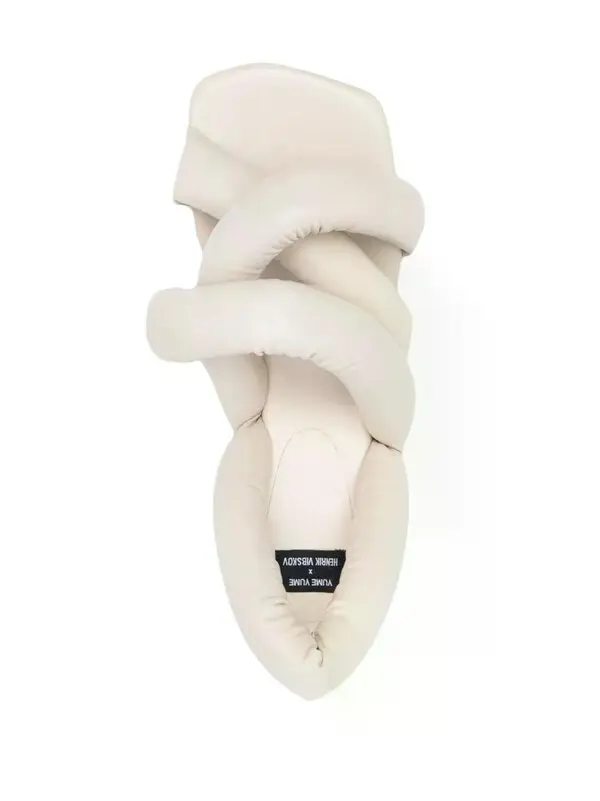 Henrik Vibskov Crossover Strap Sandals - Neutrals