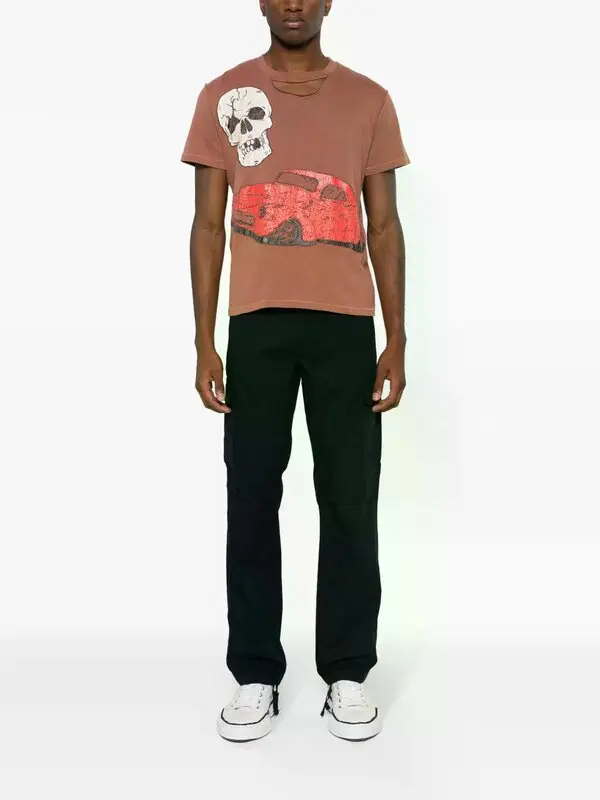 ERL Skull-print Cotton T-shirt
