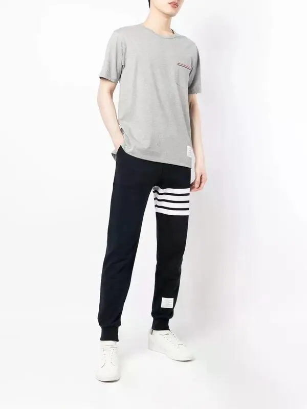 Thom Browne Pocket Cotton T-shirt - Grey