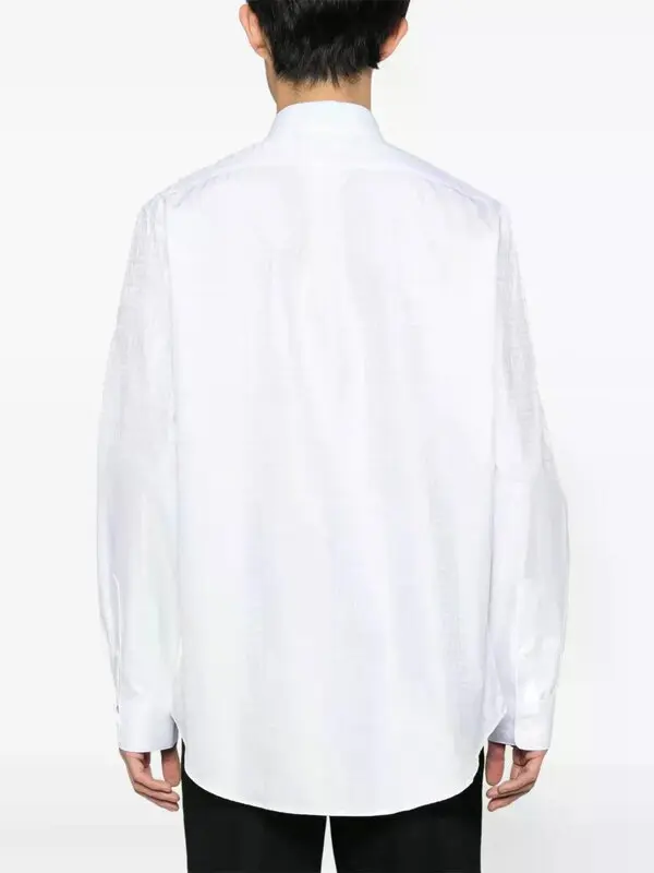 Givenchy 4g-motif Cotton Shirt