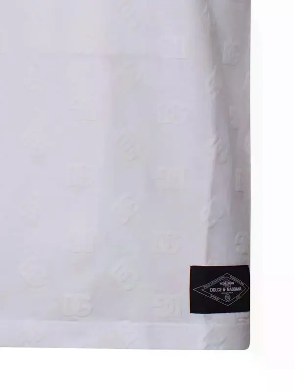 Dolce & Gabbana Logo-flocked Cotton T-shirt