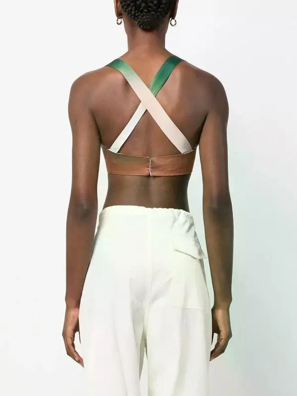 Philosophy Di Lorenzo Serafini Gradient-effect Cropped Top