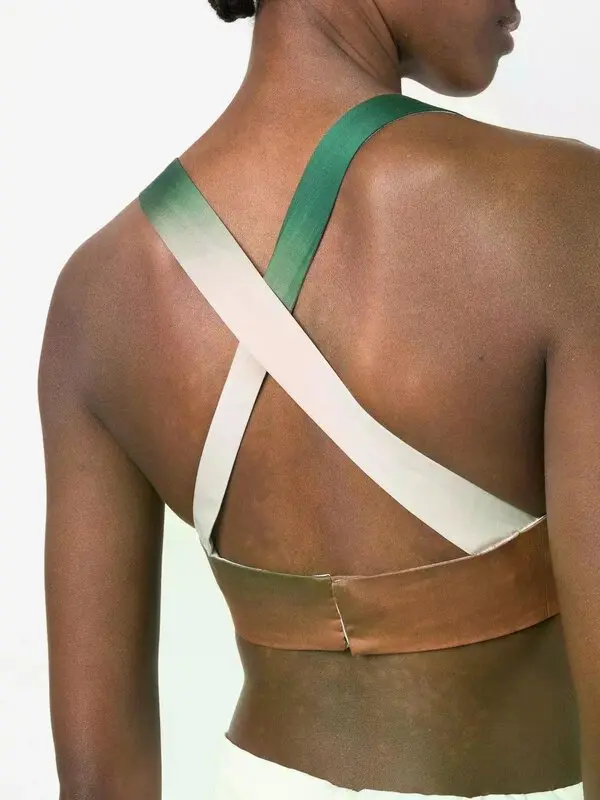 Philosophy Di Lorenzo Serafini Gradient-effect Cropped Top