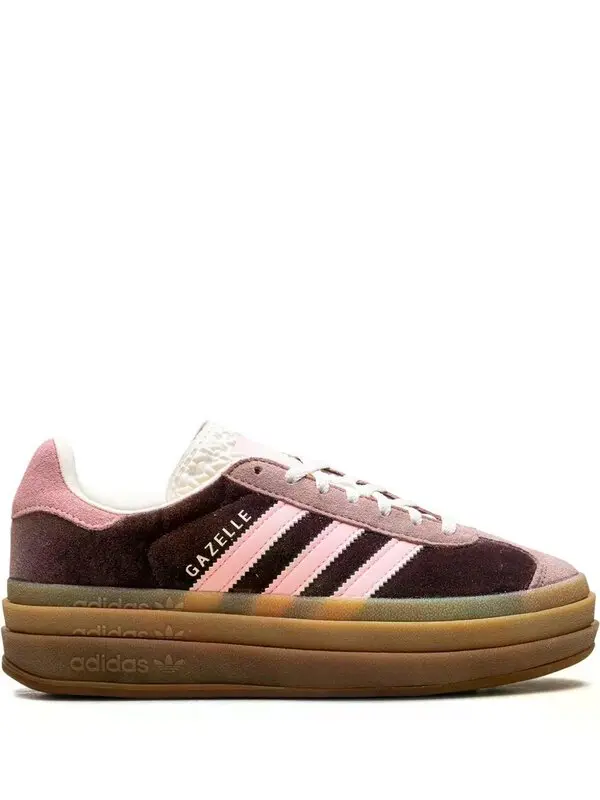 Adidas Gazelle Bold Shadow /warm Clay/glow Pink Sneakers - Brown