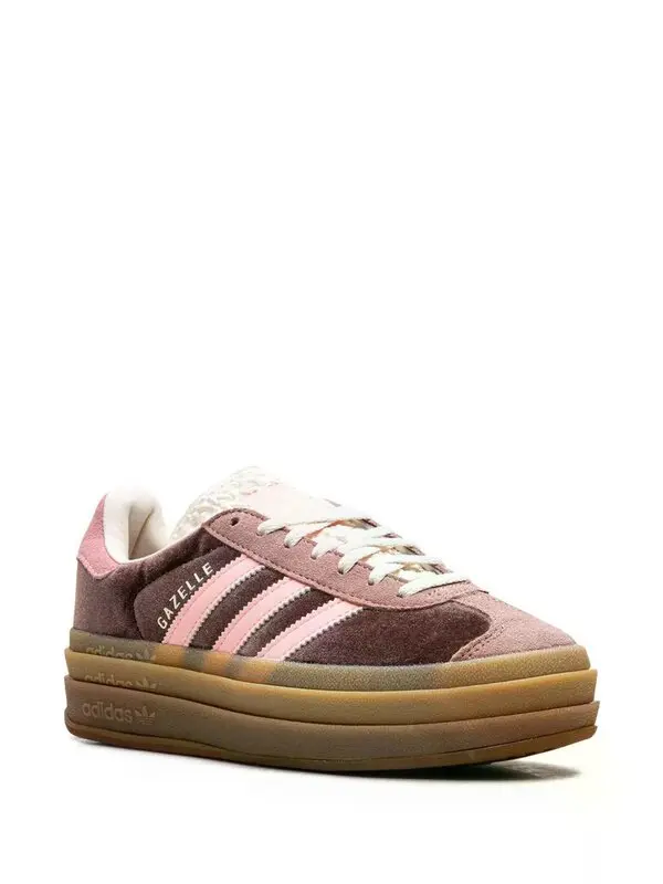 Adidas Gazelle Bold Shadow /warm Clay/glow Pink Sneakers - Brown