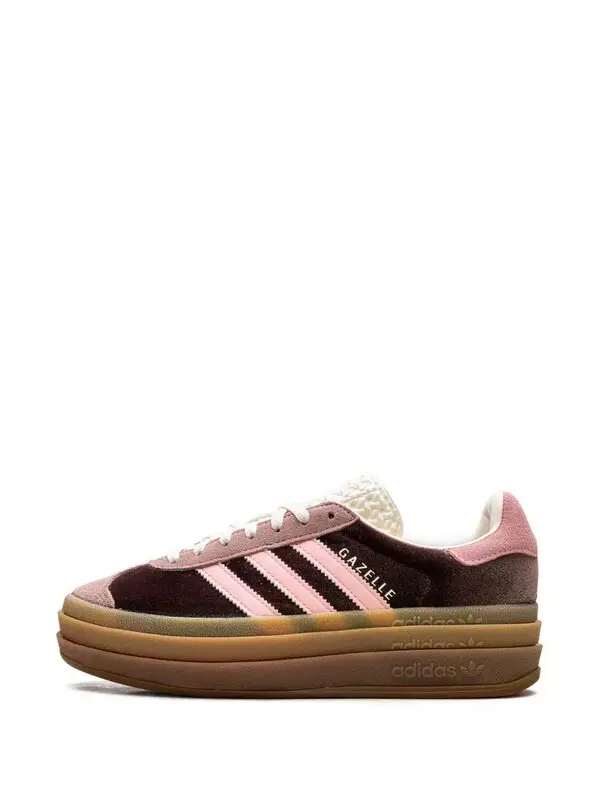 Adidas Gazelle Bold Shadow /warm Clay/glow Pink Sneakers - Brown