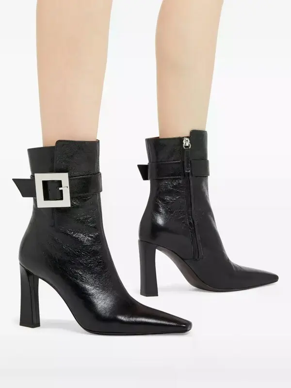 GIUSEPPE ZANOTTI Seattle Bootie Boots With Decorative Buckle
