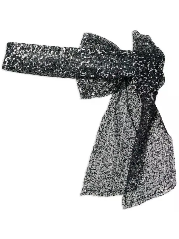 MAISON MICHEL Nicole" Sequin-embellished Headband - Black